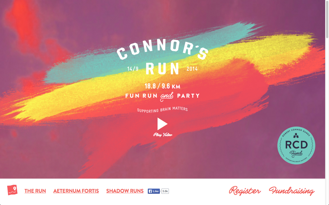 Connor's Run Website — Krafthaus